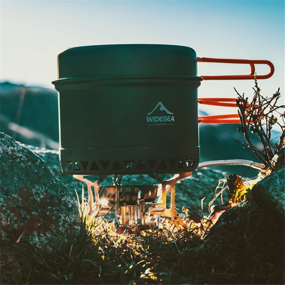 WIDESEA Windproof Camping Gas Stove Portable Folding Burner for Outdoo