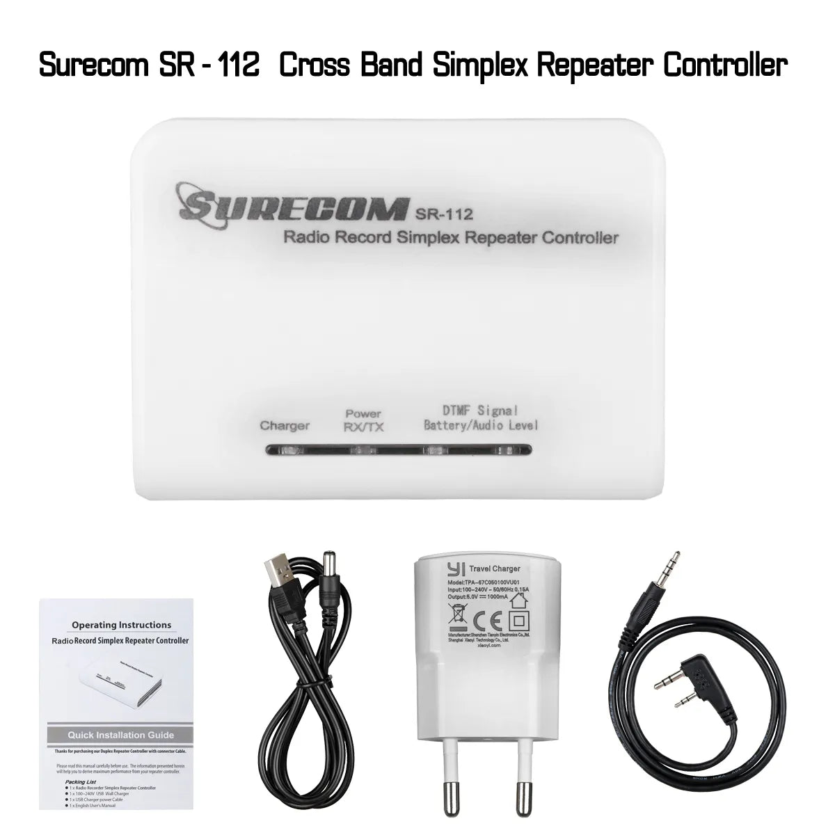 Surecom SR-112 Cross Band Simplex Repeater Controller Baofeng UV-5R 88
