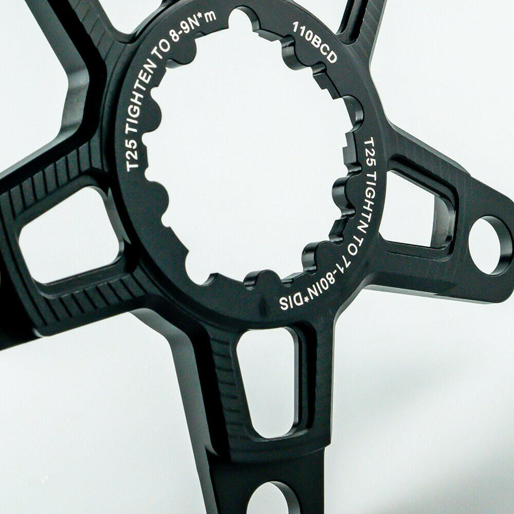 ZRACE RX Road Direct Mount Spider for SRAM 3 Screw Crank, BCD110 / BCD130 5 Bolt Chainrings