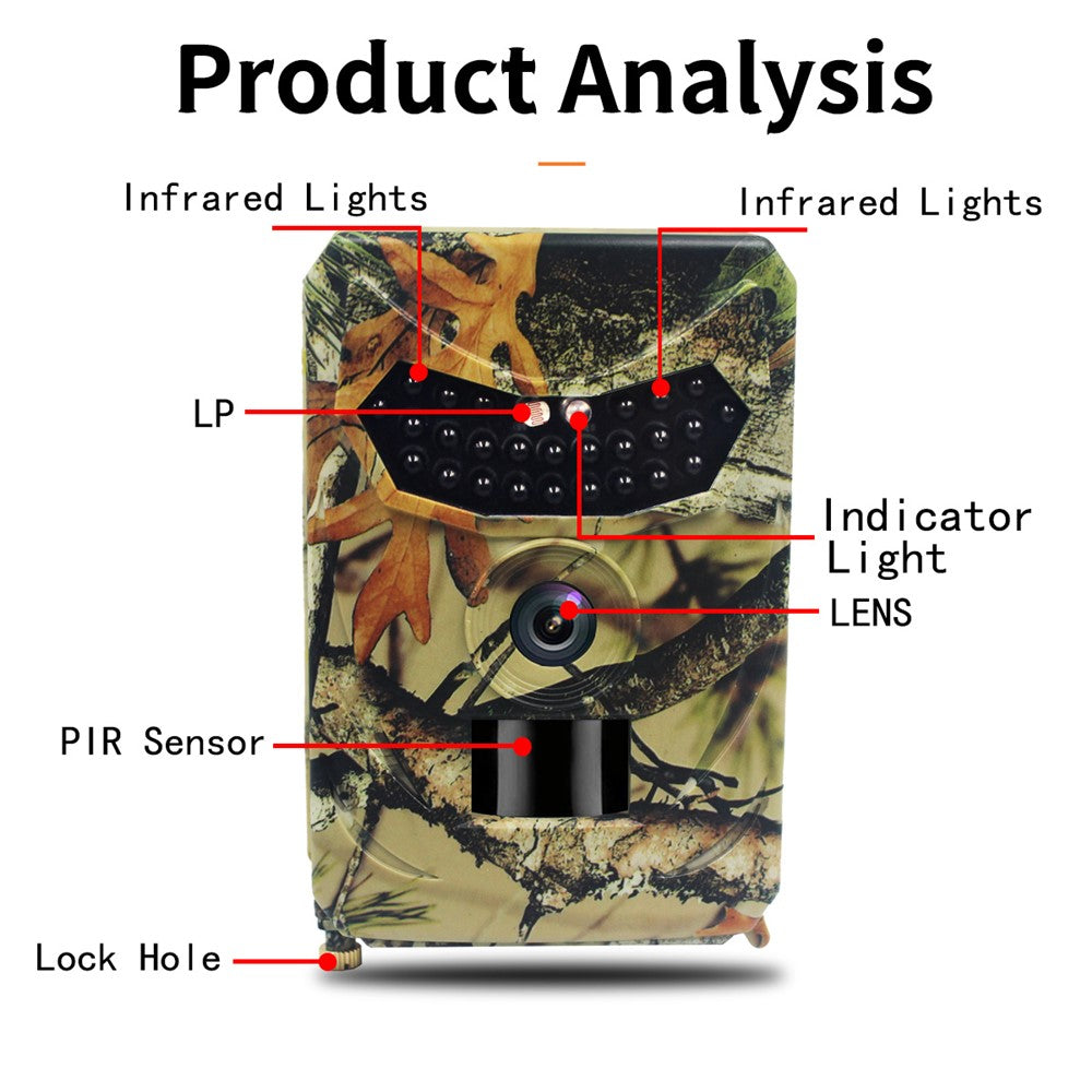 HUNTERCAM PR100 Hunting Camera Infrared Night Vision Wildlife 16MP+108