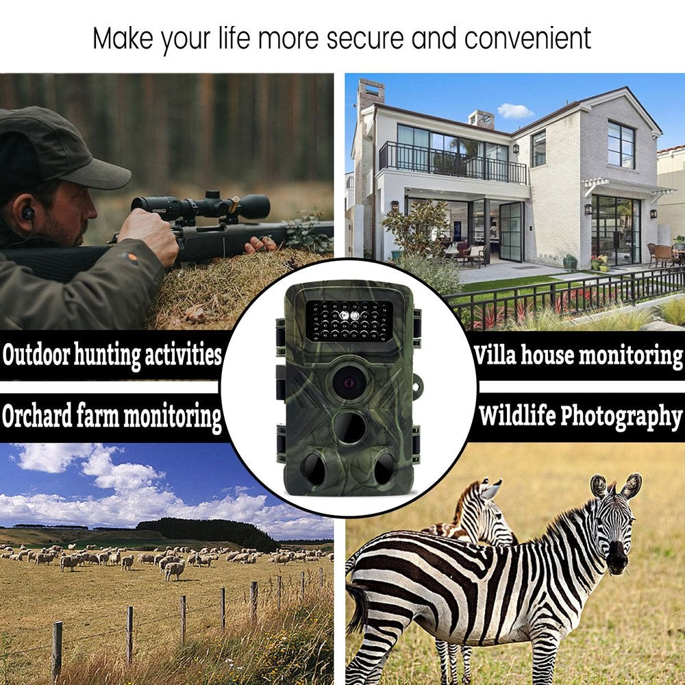 PR3000 2.0-Inch Screen Outdoor Hunting Camera 3 Infrared Sensors 36MP
