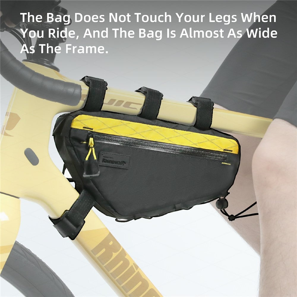 RHINOWALK BHD0016 Bicycle Frame Bag 1.7L Under Tube Bag Waterproof Bik
