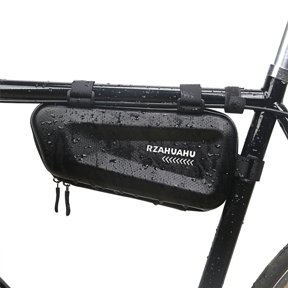 RZAHUAHU Bicycle Front Frame Hard Shell Bag Cycling Bike Waterproof Ph