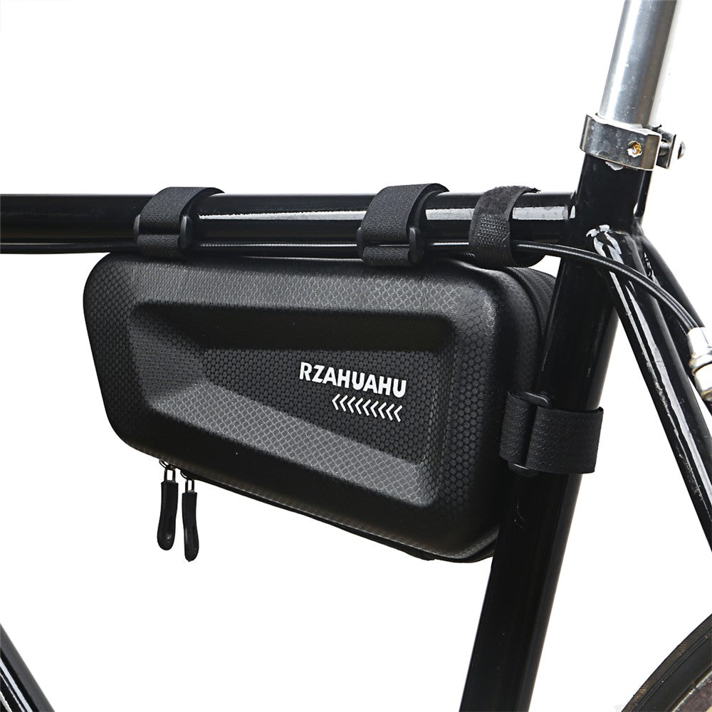 RZAHUAHU Bicycle Front Frame Hard Shell Bag Cycling Bike Waterproof Ph