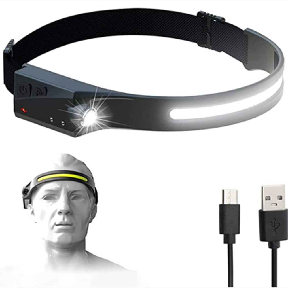 LX200 LED Headlamp Rechargeable COB Super Bright Head Lamp 4 Modes Wat