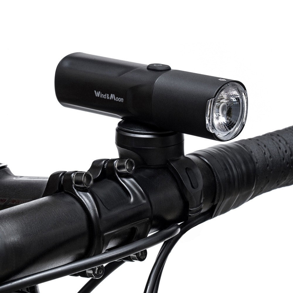 WIND&MOON M02-400 Bright LED Bike Front Light Rechargeable Waterproof