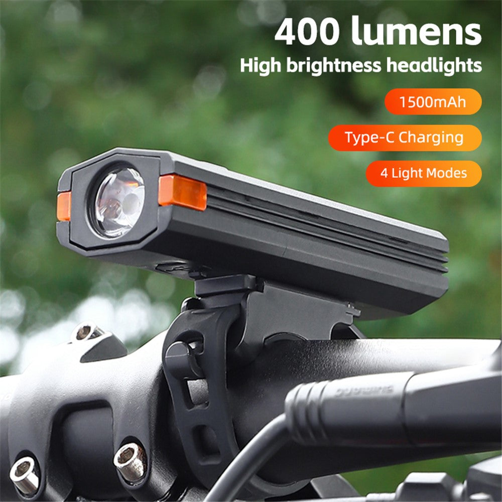 WEST BIKING YP0701407 Plastic Bicycle Headlight 400LM Night Cycling To