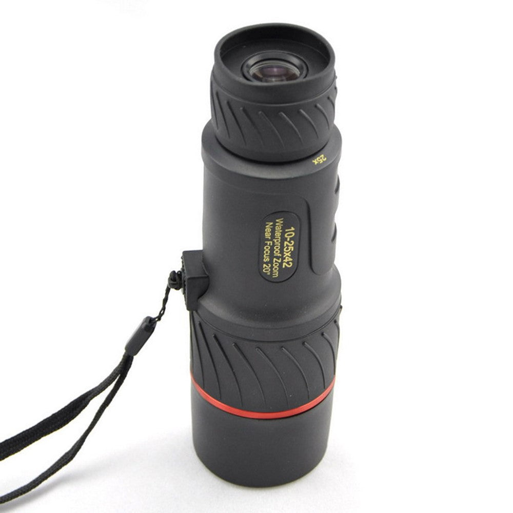 VISIONKING K10-25X42 Monocular 25X Magnification HD Lens BaK4 Prism Te