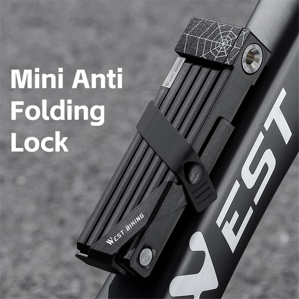 WEST BIKING YP0705105 Six-section Folding Lock for Bicycle / Electric