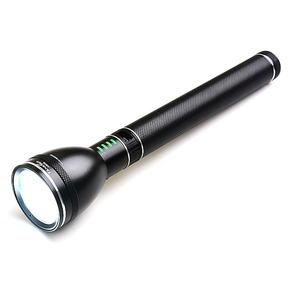 TANK007 A602L Outdoor Patrol Search Long Handle Flashlight 3 Modes Hig