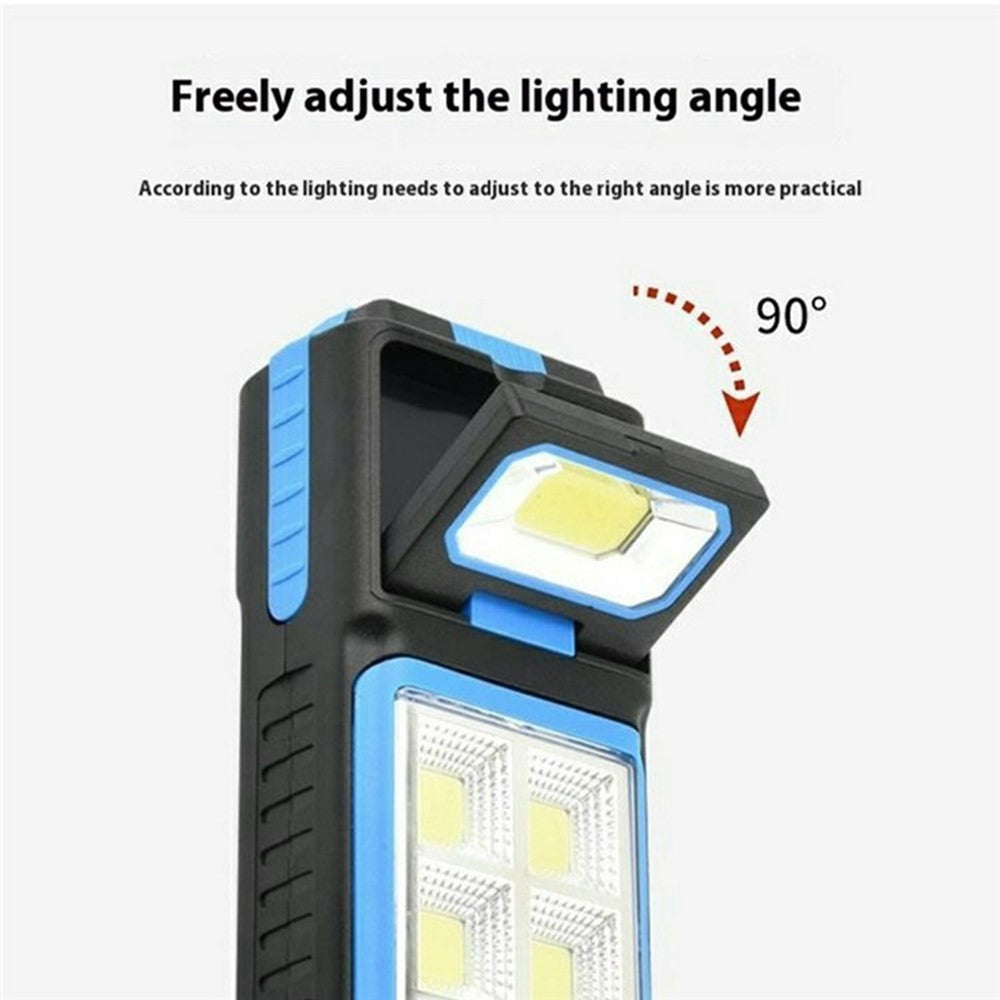 GZ02902 Solar Powered Rechargeable Multi-Function USB Work Light Porta