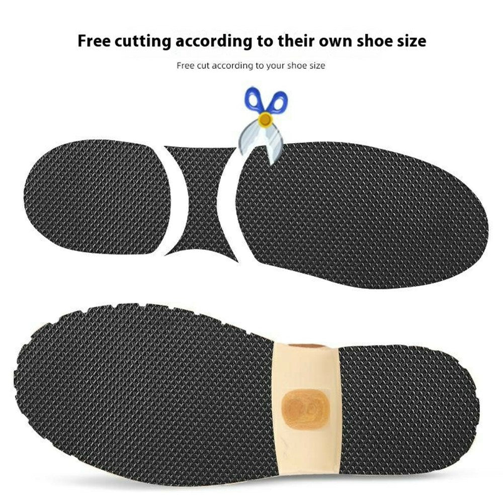 80mm Wide 1m Long Grid Texture Anti-Slip Shoe Sole Sticker Worn Shoe B