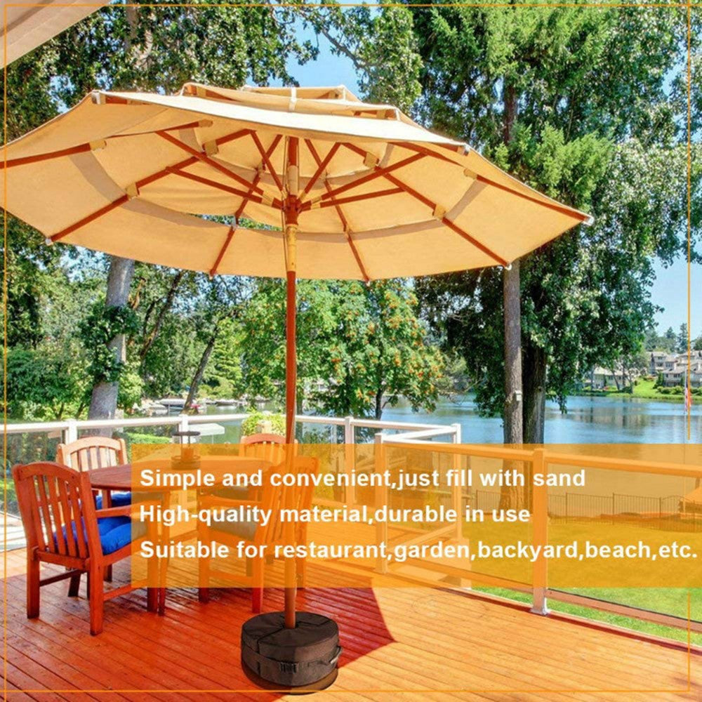 KG0043 Umbrella Base Weight Bag Heavy Duty Round Sandbag Support Bag f