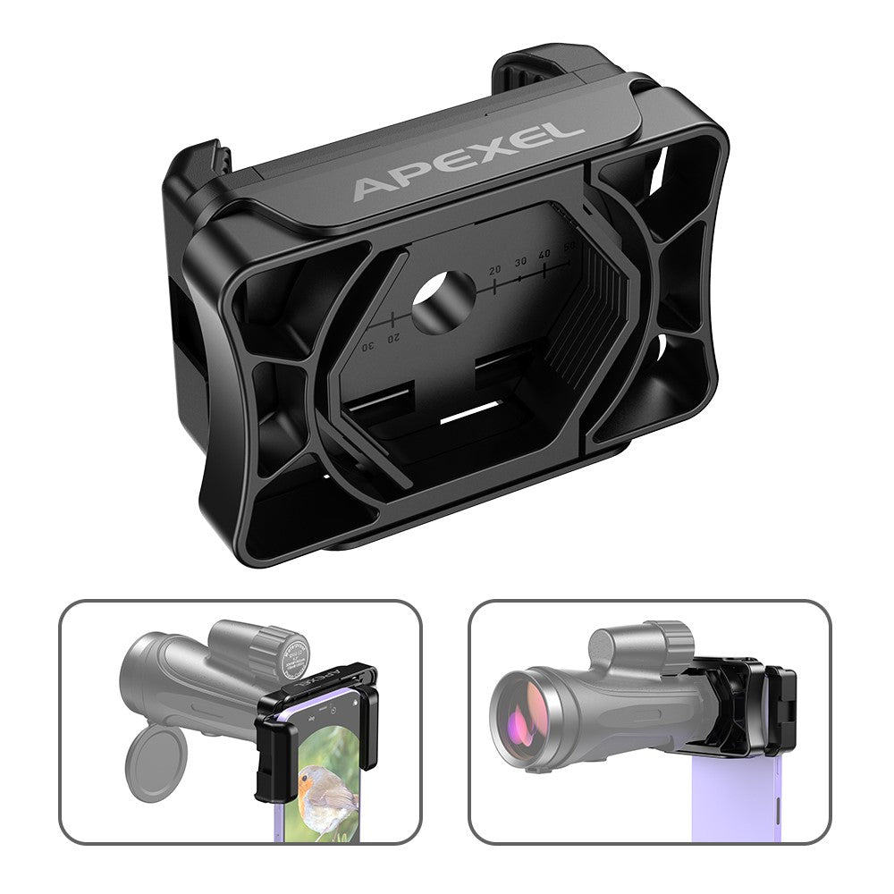 APEXEL F002 Telescope Phone Adapter Eyepiece Lens Connector Compatible