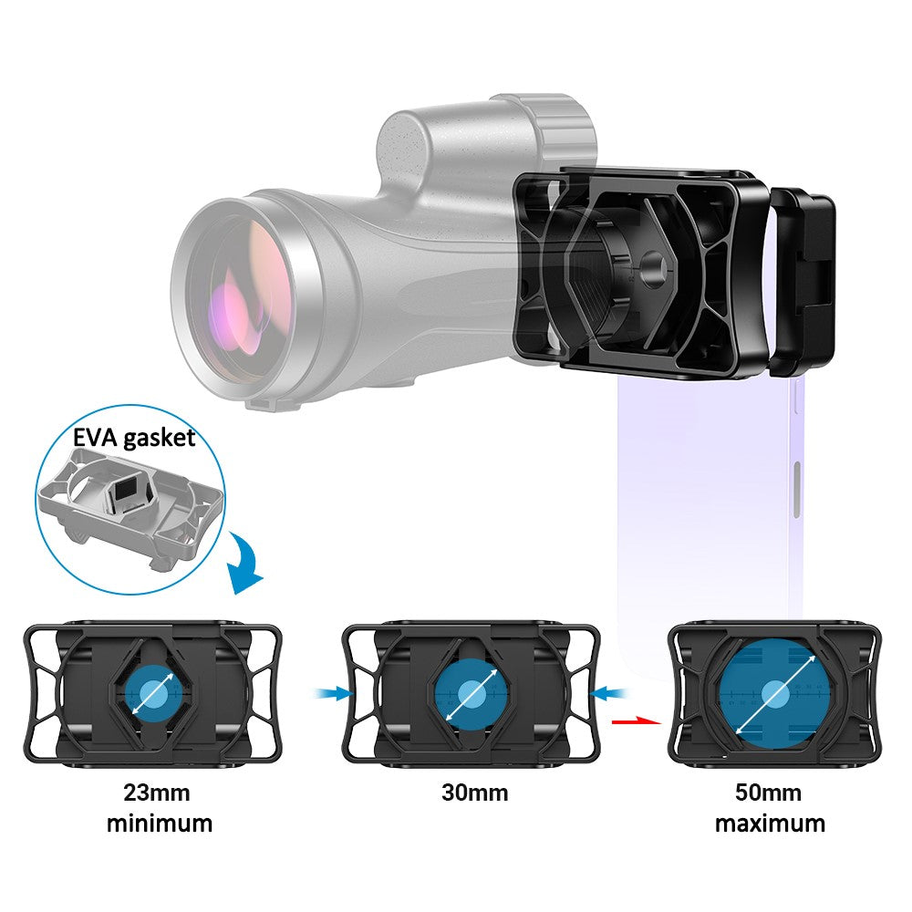 APEXEL F002 Telescope Phone Adapter Eyepiece Lens Connector Compatible