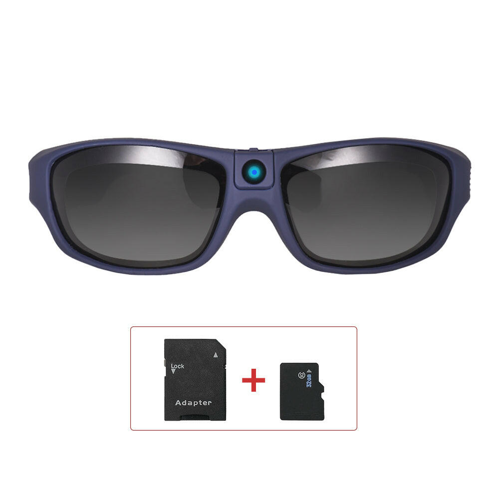 Sunshine IP55 Waterproof Smart Video Recording Sunglasses 1080P FHD Ou