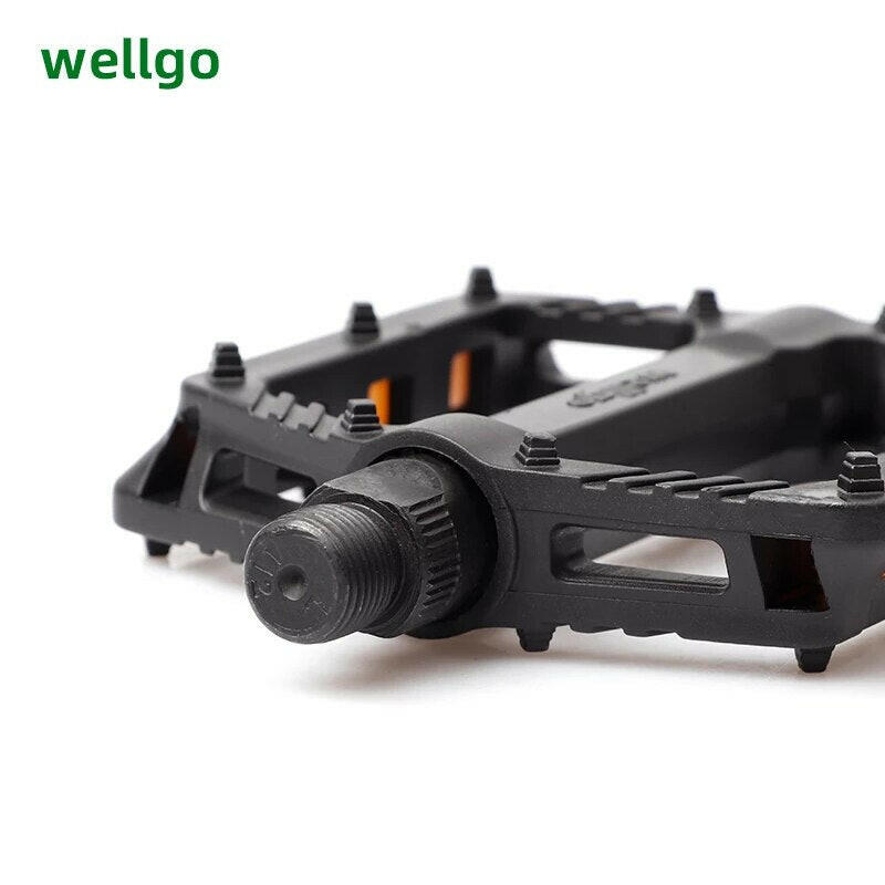 Wellgo Mountain Bike Nylon Double Sealed Bearing Pedal High Strength N