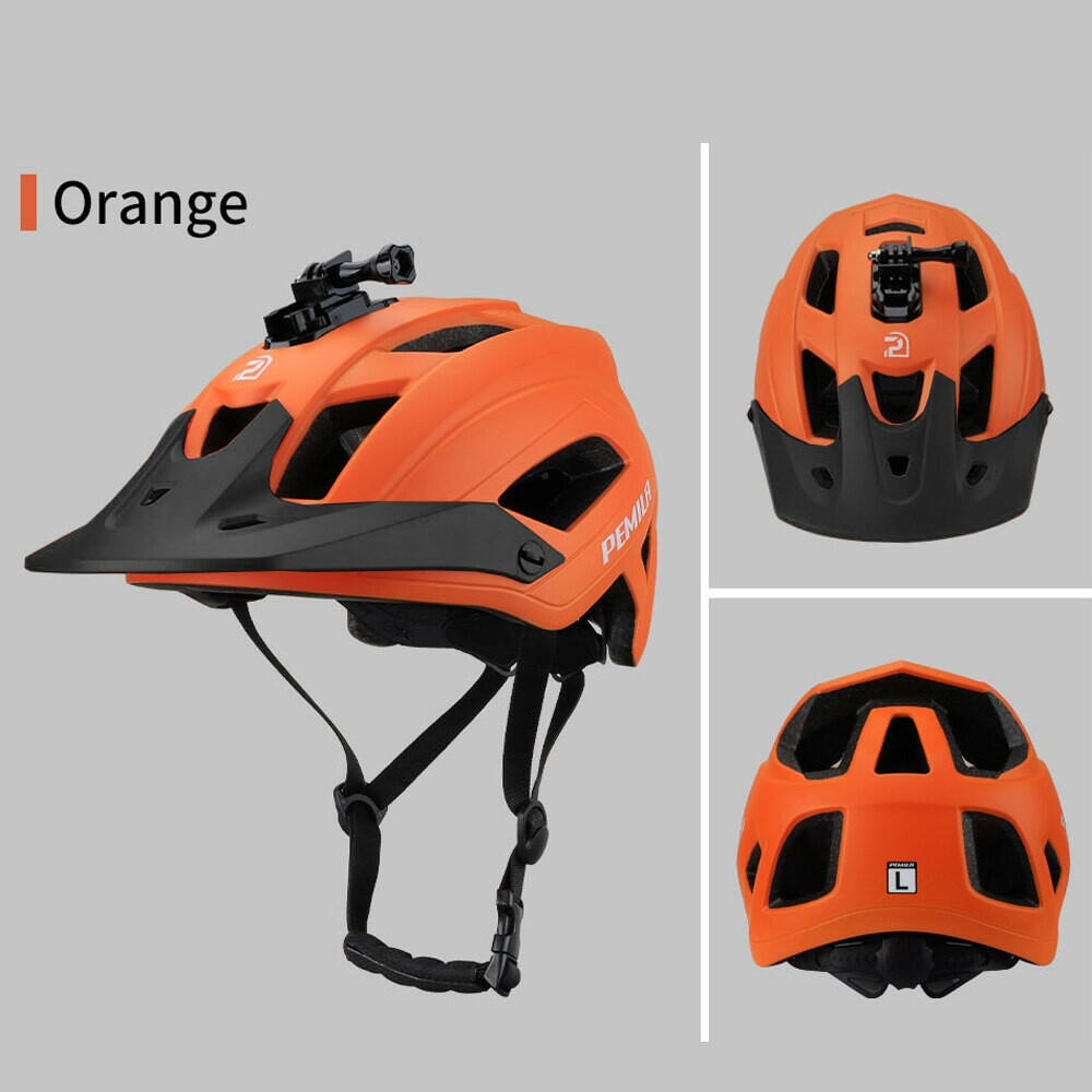 PEMILA Outdoor DH MTB Bicycle Helmet Integrally-molded Road Mountain B