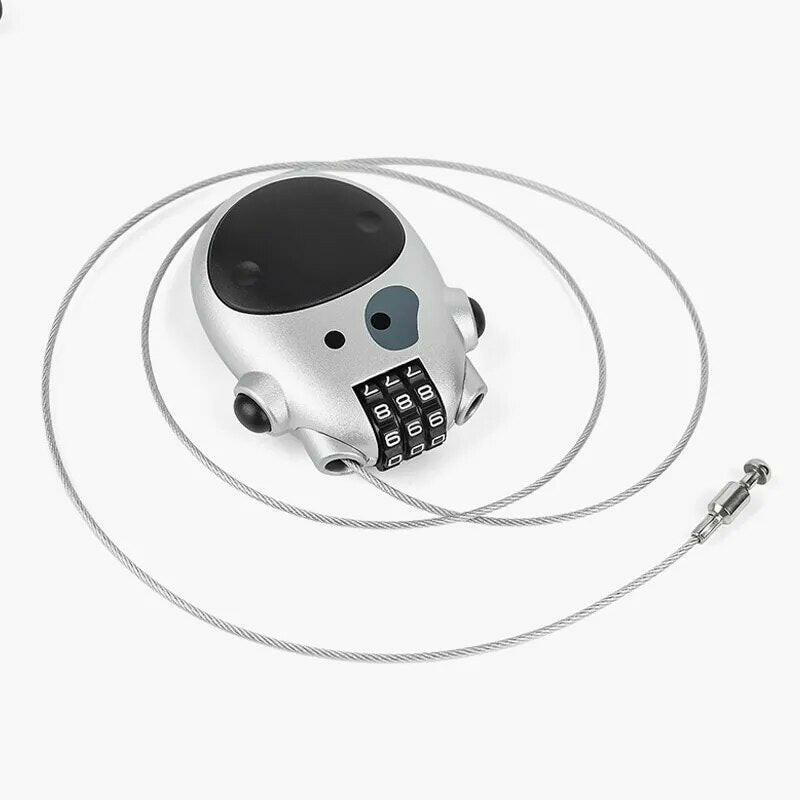 Telescopic Wire Rope Steel Cable Code Lock Suitcase Car Sled Bicycle H ...