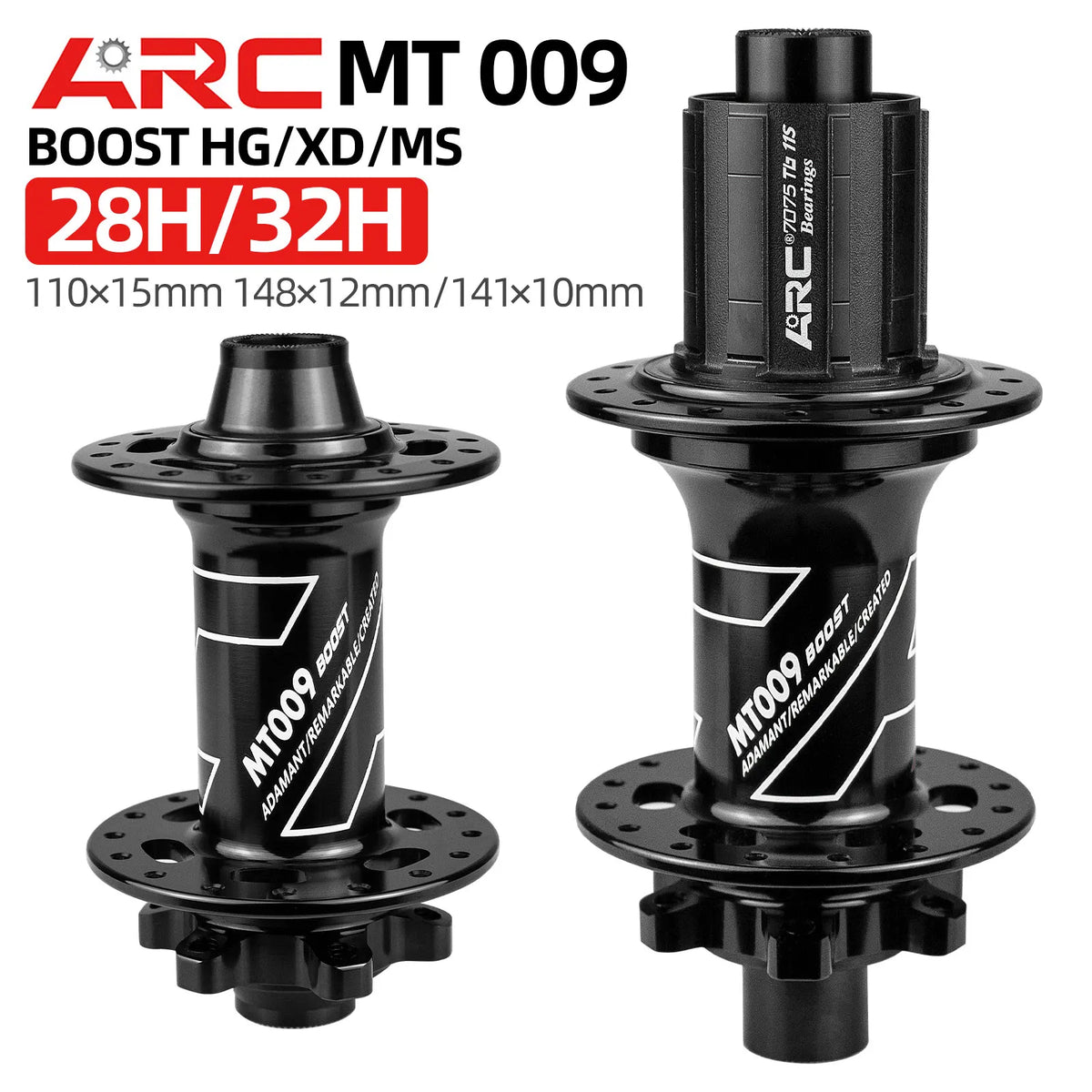 ARC MT009 BOOST front rear hub mtb mountain bike hub 28 32 holes 110mm