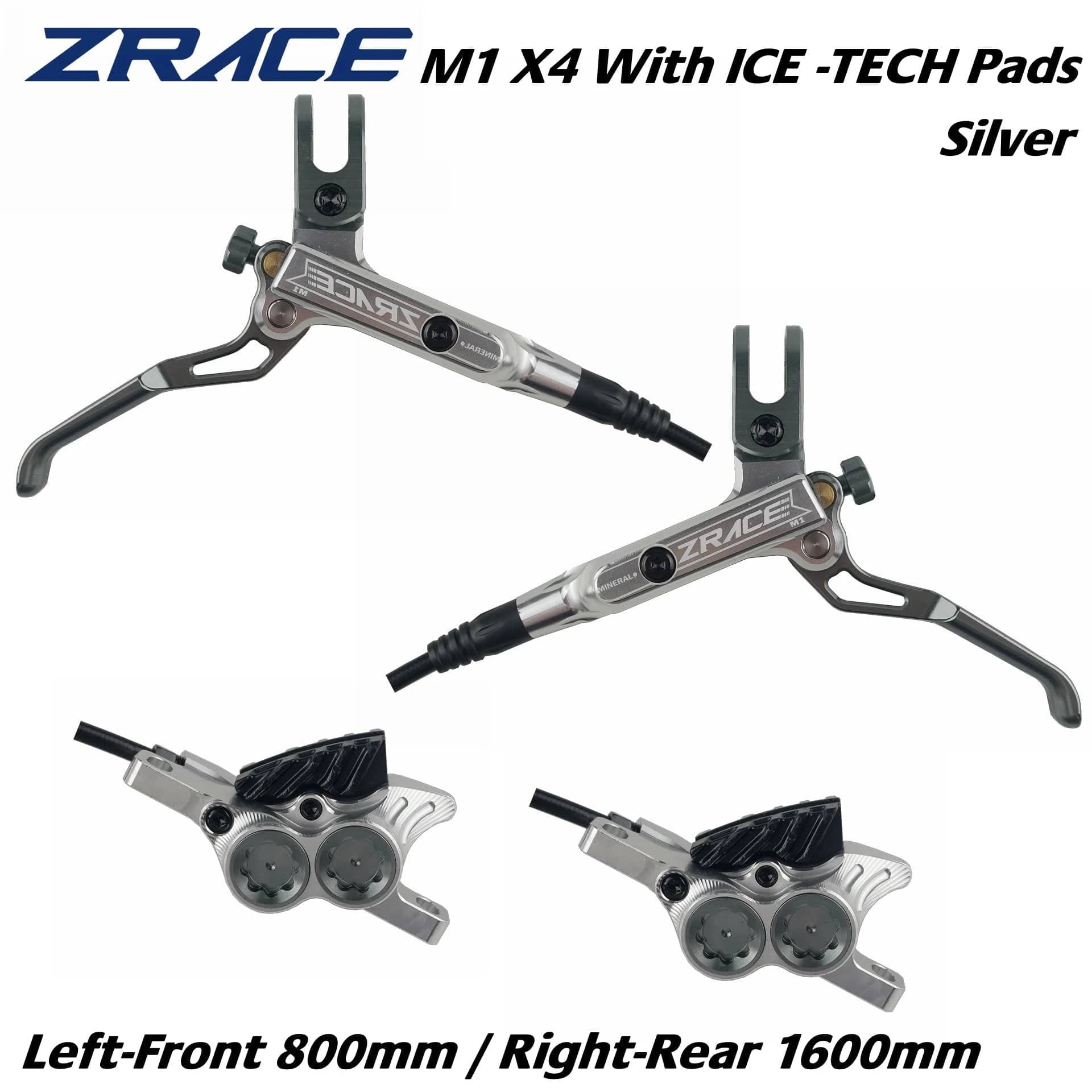 ZRACE M1 X2 / X4 Mountain Bike Hydraulic Brake,Full CNC Lightweight ...