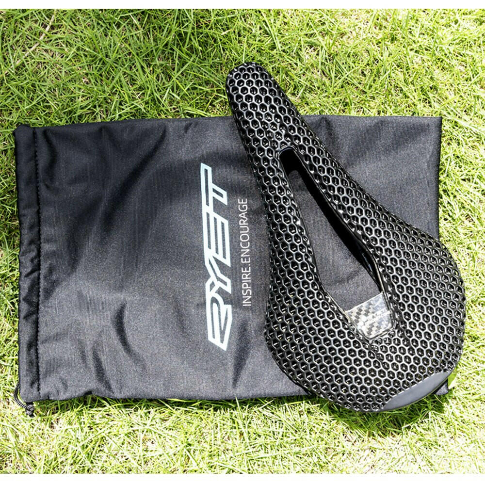 RYET 3D Printed Saddle Ultralight Full Carbon 180g Bicycle Seat Road M ...