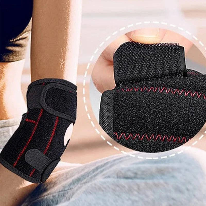 Pad Band Gym Adjustable Tennis Elbow Support Spring Elbow Brace Arthri