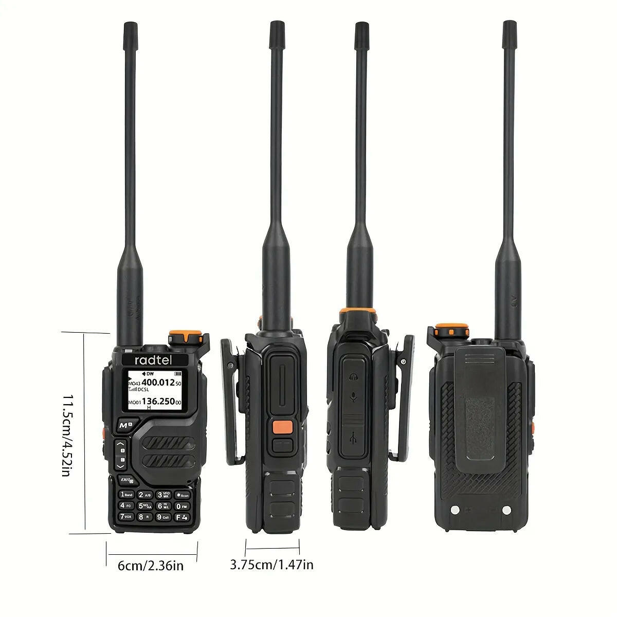 Radtel RT-590 Air Band Walkie Talkie Amateur Ham Two Way Radio Station