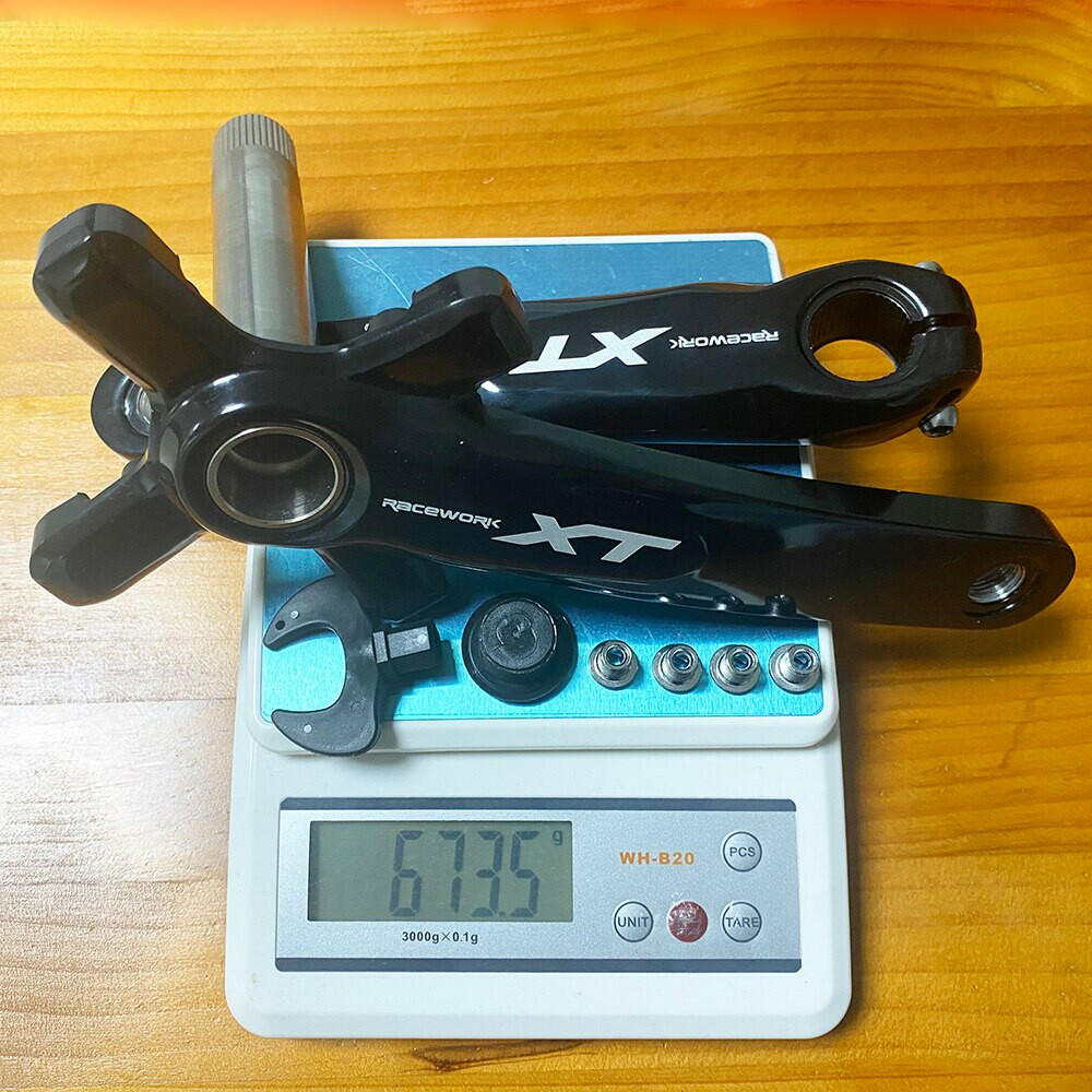 RACEWORK XT MTB Bicycle Crankset 104BCD Mountain Bike Crank 170mm 175m