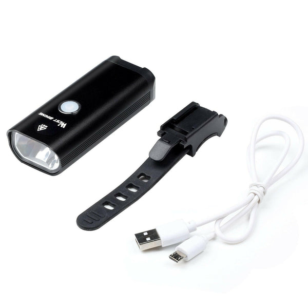 Bicycle Light LED USB Rechargeable Bike Front Lamp 3 Modes Headlamp Sa