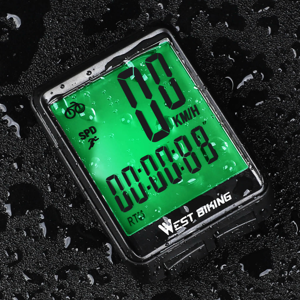 Bicycle Wireless Computer MTB Road Bike Odometer Waterproof With Backl