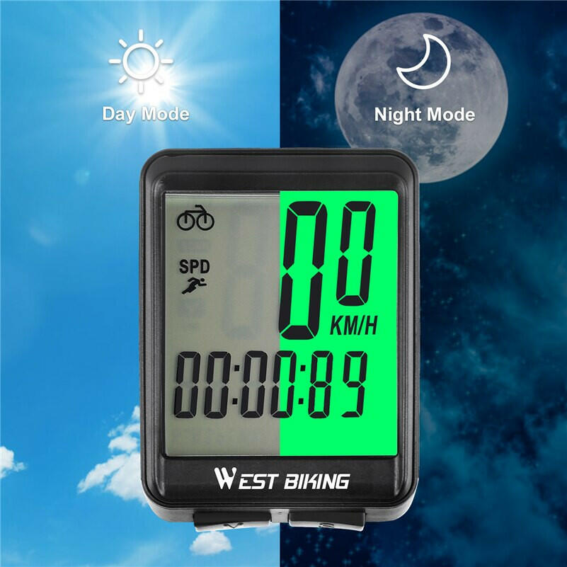Bicycle Wireless Computer MTB Road Bike Odometer Waterproof With Backl
