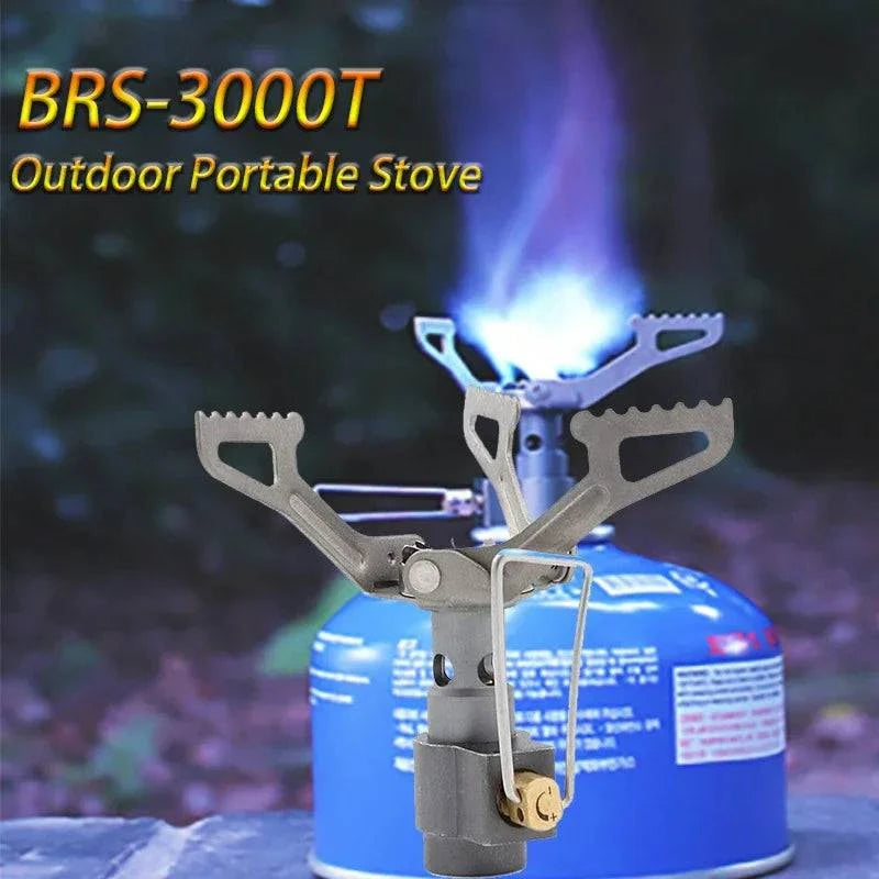 Brs-3000t 25g Lightweight Mini Gas Cooker Burner Camping Hiking Gas Bu