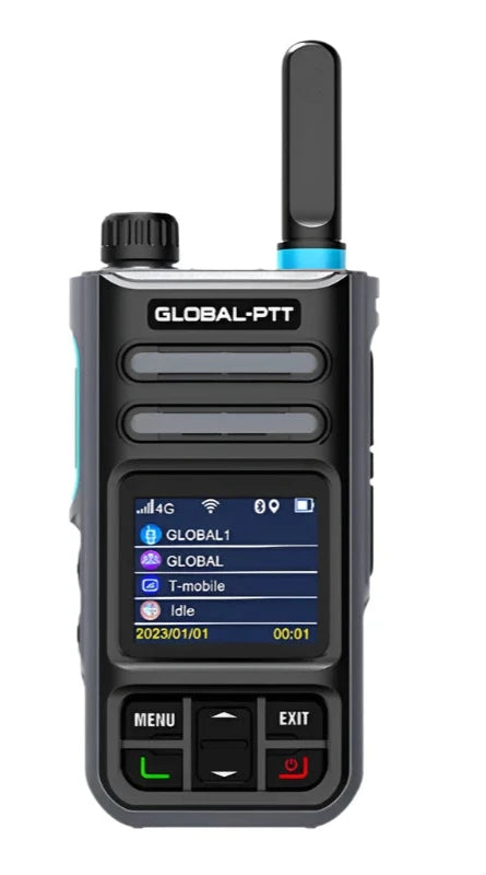 Global-ptt MX1 android walkietalkie zello 4G poc Wireless set mini two