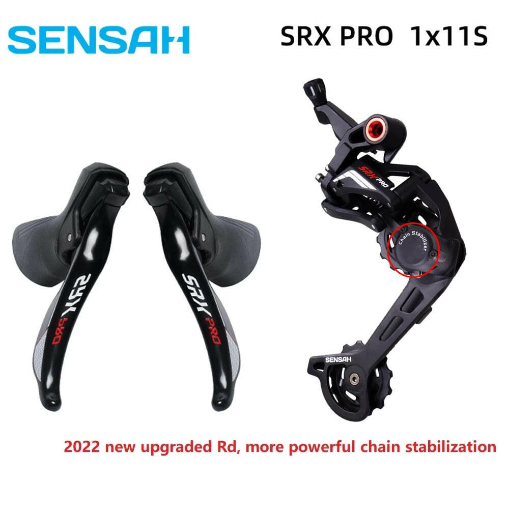 SENSAH SRX Pro Gravel Road Bike 11 Speed Groupset CX Bicycle 1X11 Shif