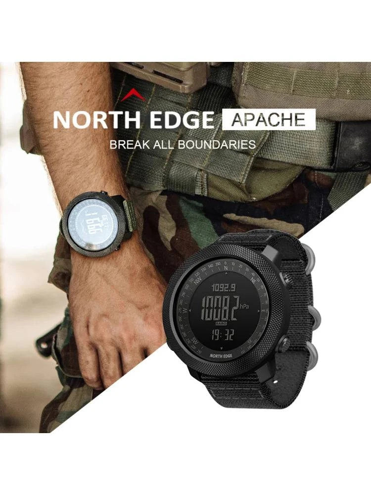 Men's Outdoor Digital Sports Watch with Altimeter Barometer Compass ...