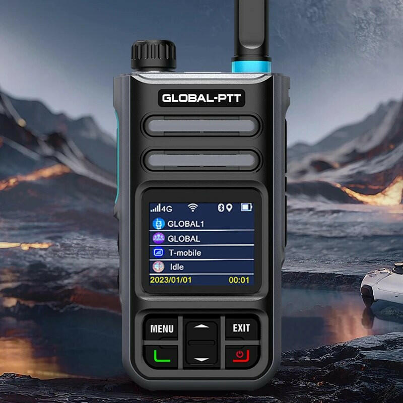 Global-ptt MX1 android walkietalkie zello 4G poc Wireless set mini two