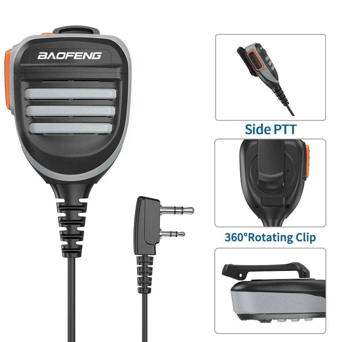 Baofeng UV 5R Microphone Speaker MIC for Baofeng UV 82 888S UV S9 PLUS