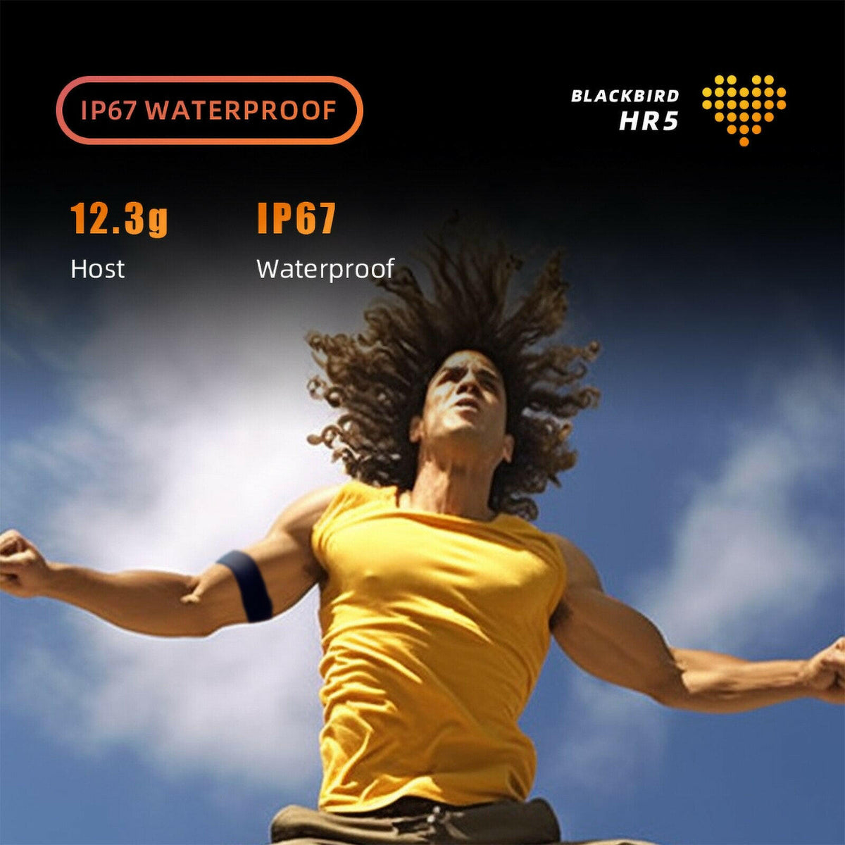 Blackbird HR5 Arm Hand Heart Rate Sensor Armband Strap Sensor Cycling