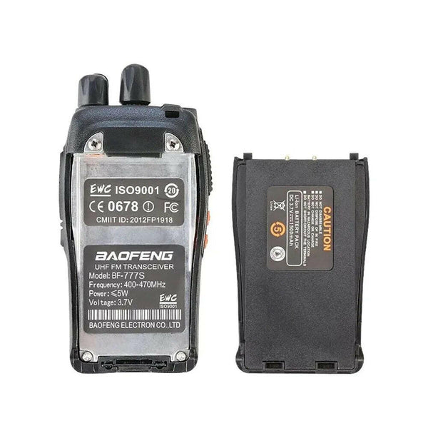 Baofeng BF-777S New Original Portable Two Way Radio Dual Band UHF 400-