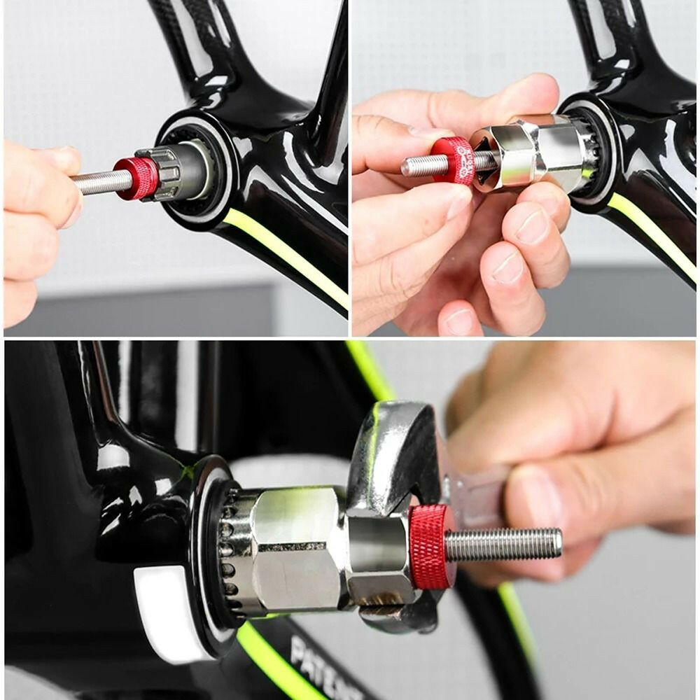 Bike Bottom Bracket Removal Installation AntiDrop Device Square Taper ...