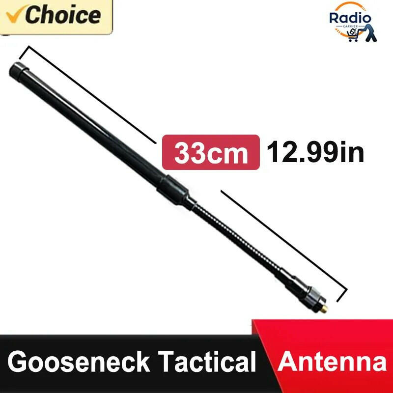Gooseneck Tactical Foldable Antenna VHF UHF Dual Band For Baofeng Walk