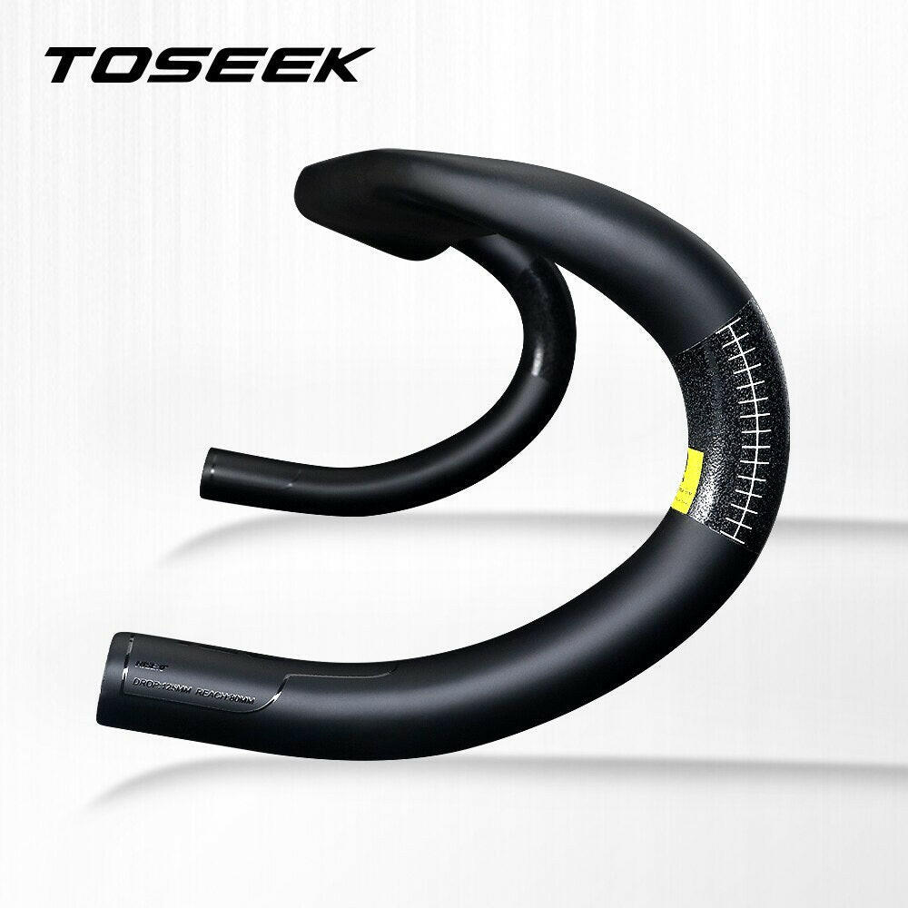 TOSEEK Bike Carbon Road Handlebar TR-3000 UD Matt Bicycle Handle Bar U