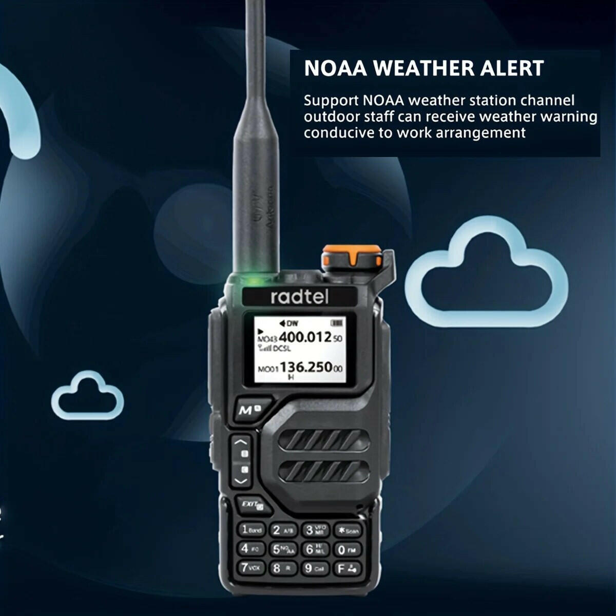 Radtel RT-590 Air Band Walkie Talkie Amateur Ham Two Way Radio Station