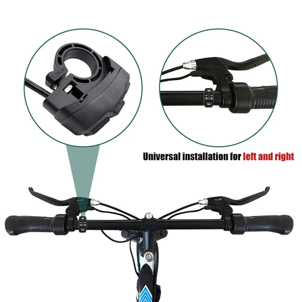 3 in 1 Electric Bike Scooter Switch Headlight Turn Signal Horn Switch
