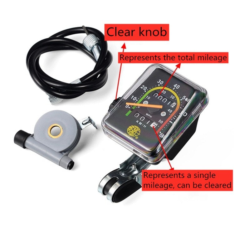 Universal Mechanical Odometer For Bicycle Tricycle, Mechanical Odomete