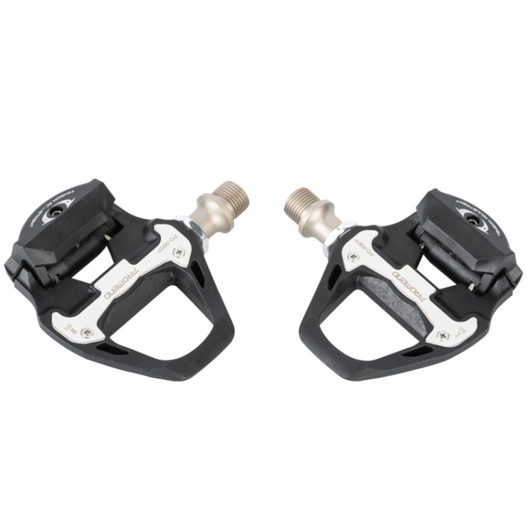 1 Pair PROMEND PD-R97P Bicycle Self-Locking Pedal Road Bike Nylon Lock