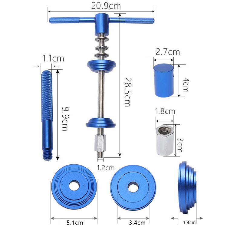 BG-2101 Mountain Bike Bowls Press-To-Enter Center Shaft Installation D