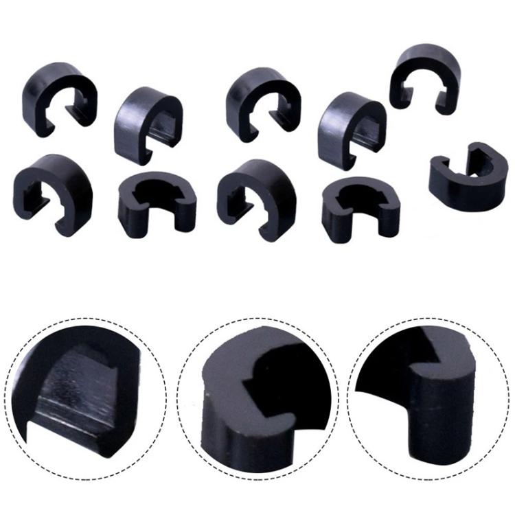 50pcs ZTTO Bicycle Plastic C-Clips Mountain Bike Shifter Cable Brake C
