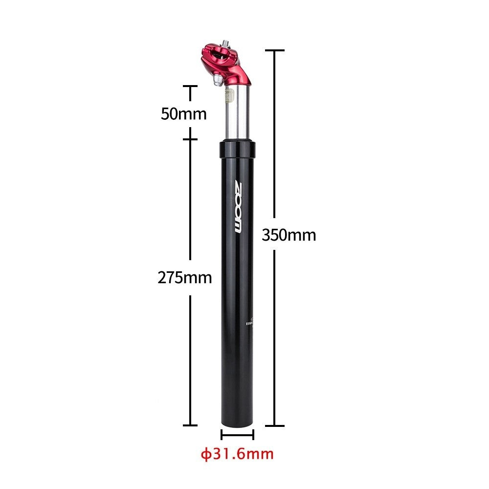 ZOOM Bike Suspension Seatpost Bicycle Seat Post Replacement Aluminum A